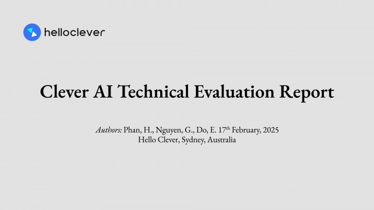 Hello Clever | Clever AI Technical Evaluation Report.